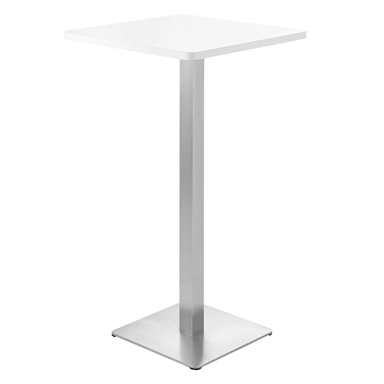 Square Poseur Table Top - Square Poseur Table Top - White 60x60cm ...